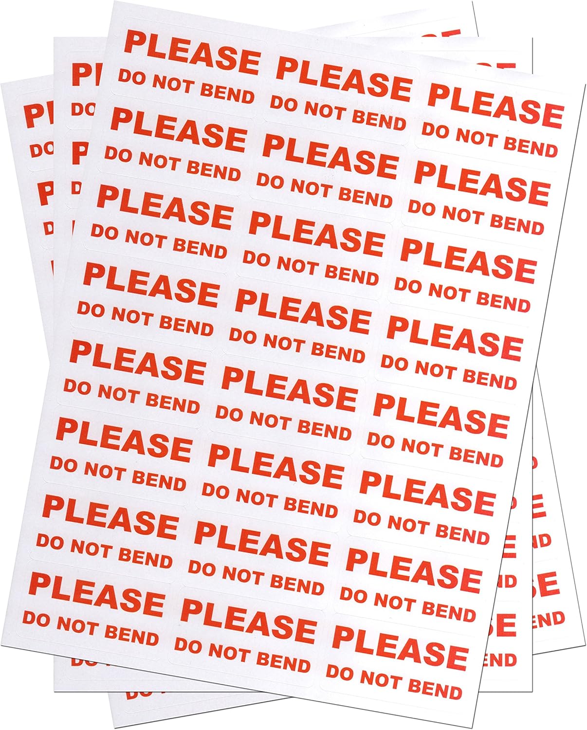 240 - Do Not Bend - Labels Medium Stickers : Amazon.co.uk: Stationery ...