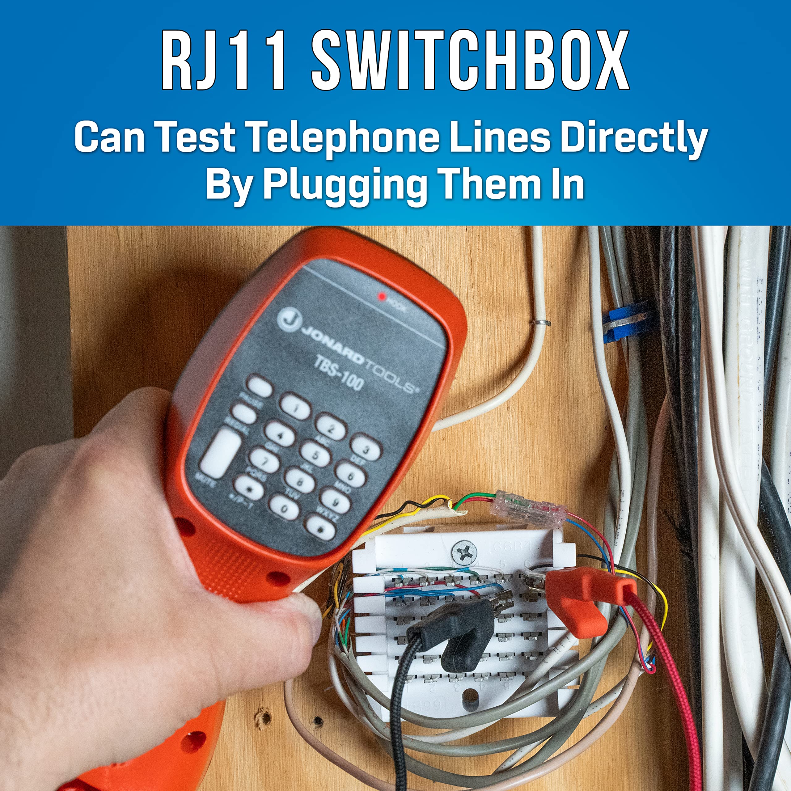 Snapklik.com : Jonard Tools TBS-100 Analog Telephone Line Tester Butt Set