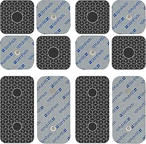 StimPads Professional Silver TENS Machine Pads Compatible with Compex ...