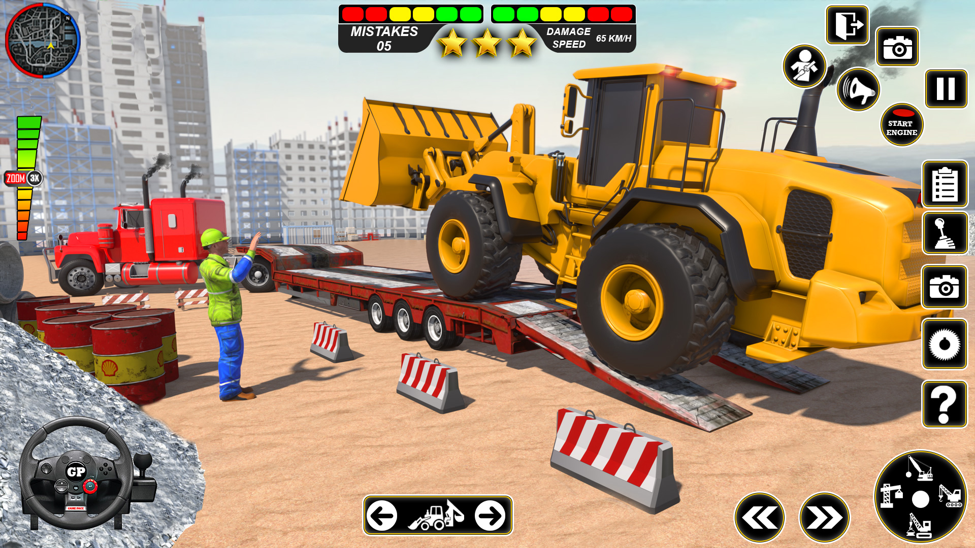 Snow Offroad Construction Game JCB Grand Construction Simulator Game ...