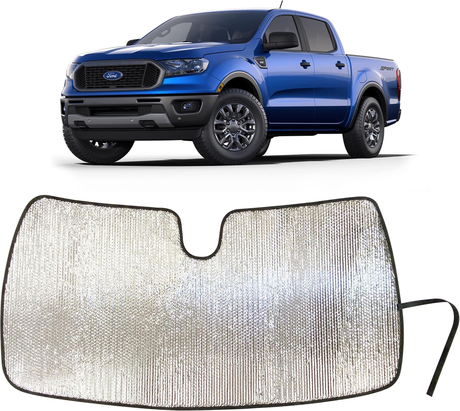 Amazon.com: YelloPro Custom Fit Reflective Front Windshield Sunshade ...