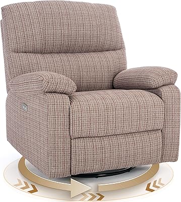 Amazon.com: Merax 29.5'' Wide Wingback Swivel Rocker Recliner Chair ...