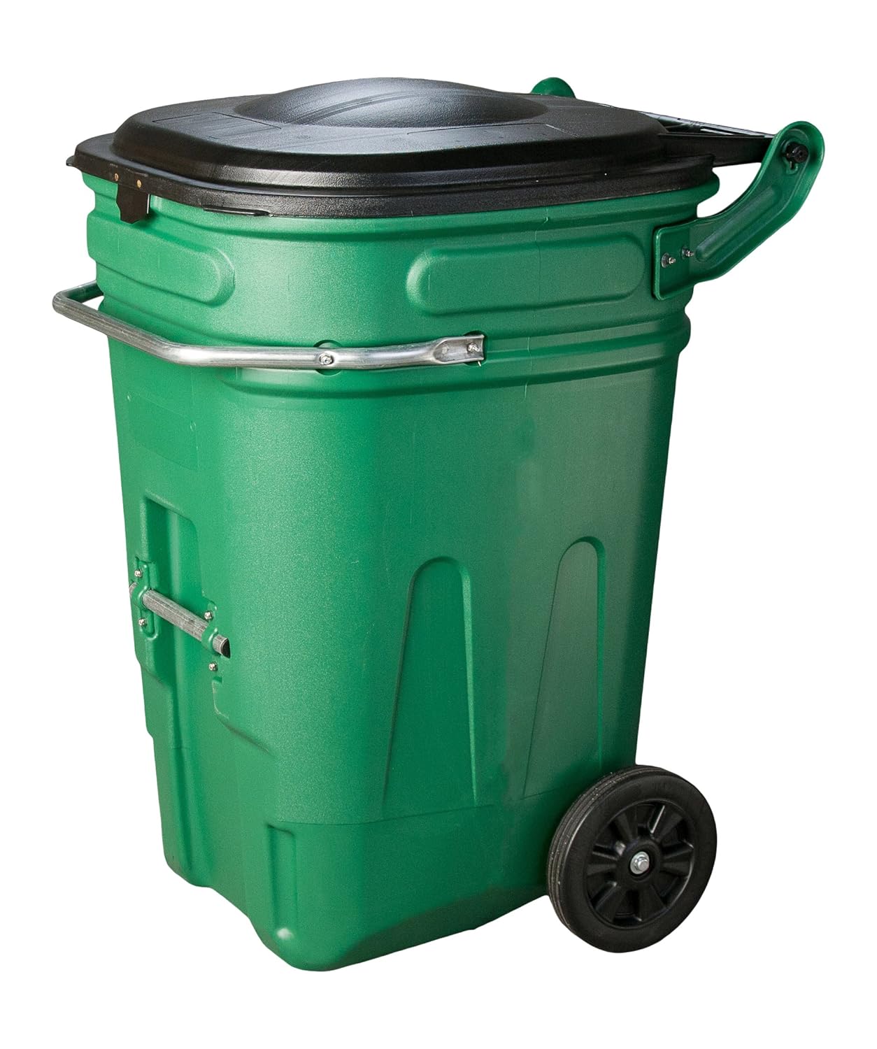 Eagle 1697GN Wheeled Waste e-Cart with Lid, 95 gal, Green: Amazon.com ...