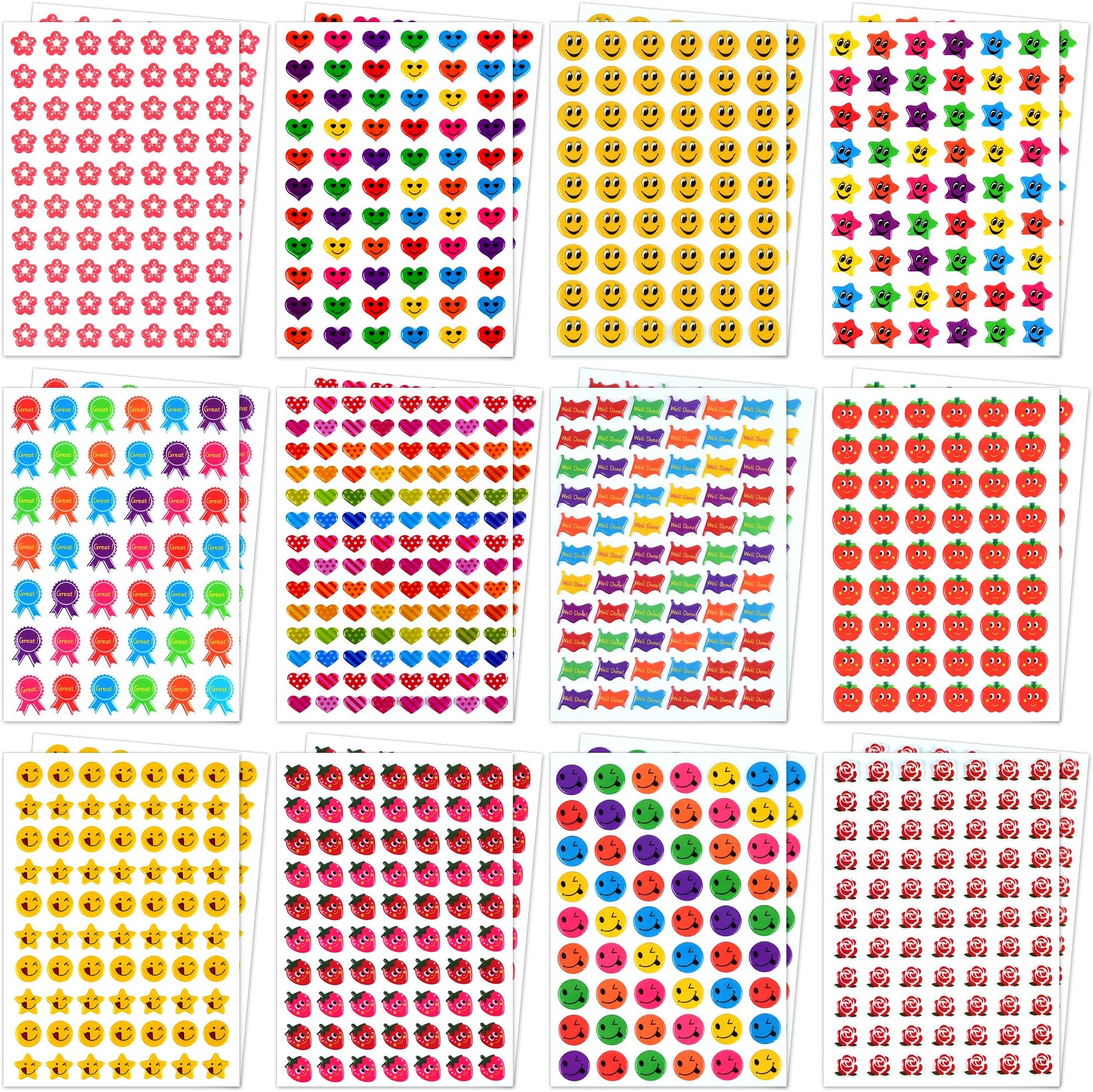 Amazon.com: TREND enterprises, Inc. Colorful Smiles superSpots Stickers ...