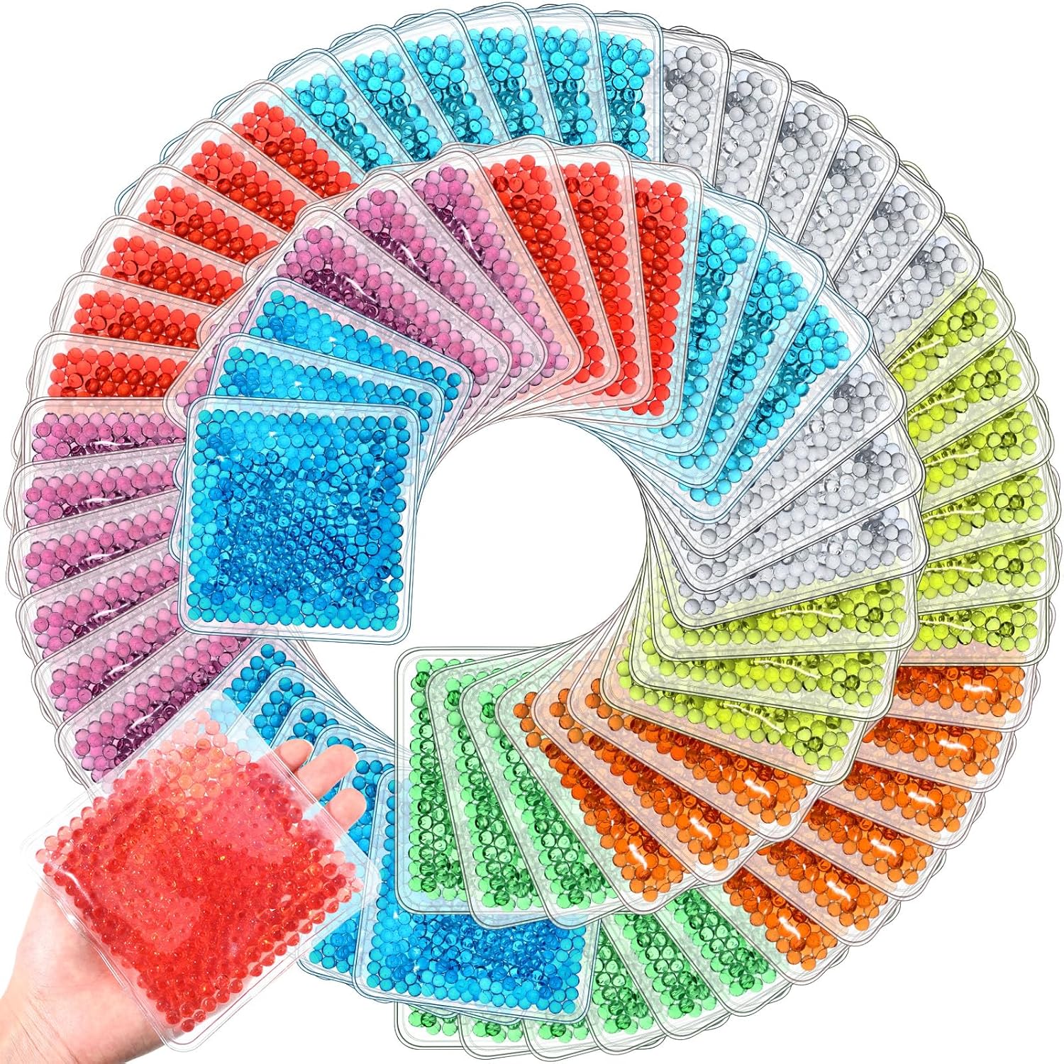 Amazon.com: TrelaCo 72 Pack Small Gel Ice Packs Bulk for Injuries ...