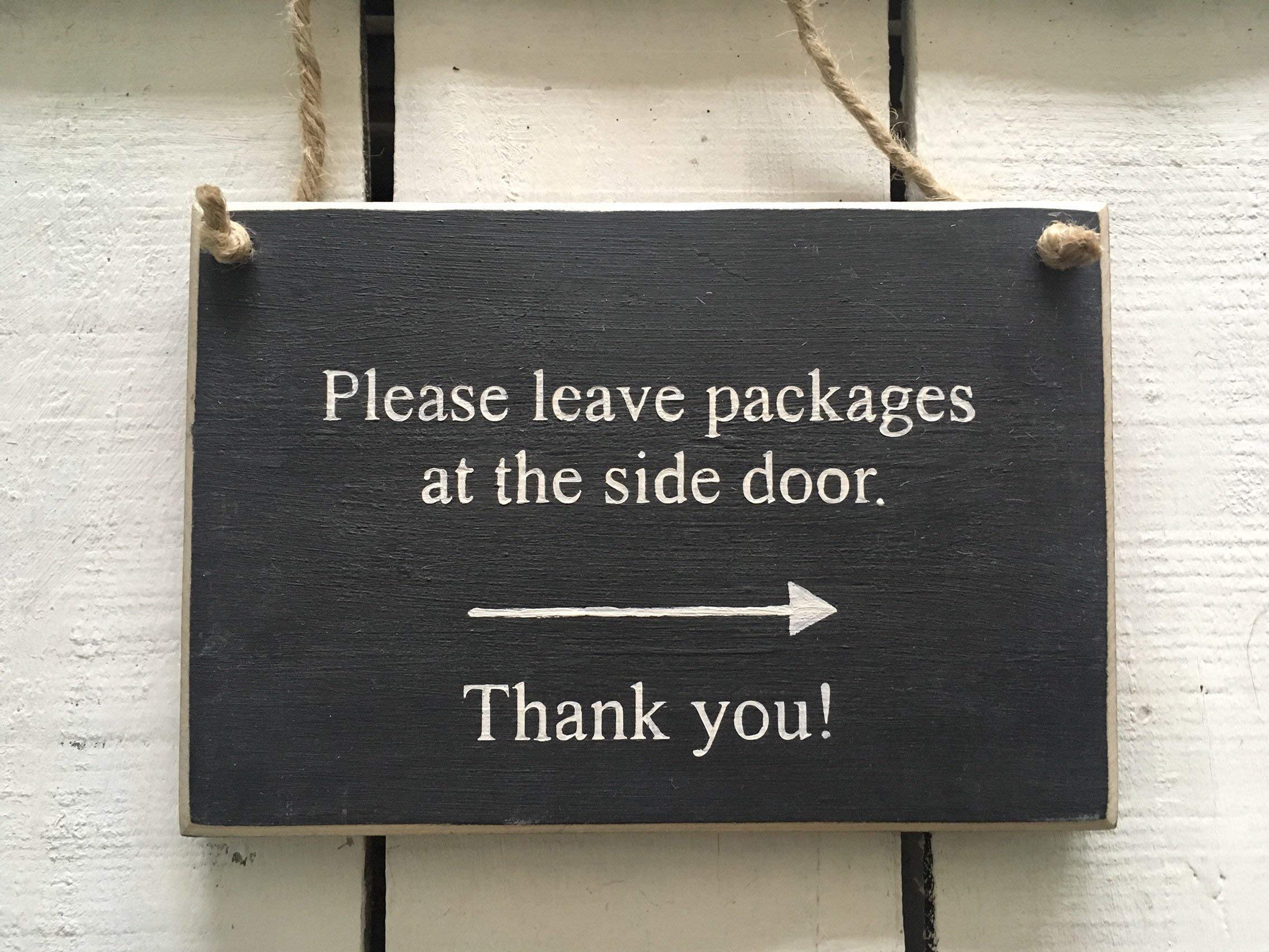 Prz0vprz0v Porch Sign Front Door Sign Deliveries Sign Please Leave ...
