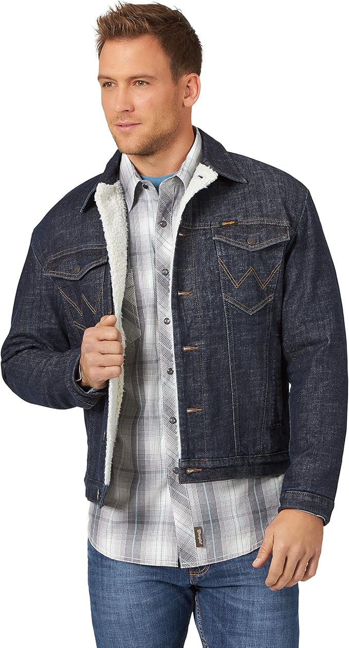 Wrangler Men's Retro Unlined Stretch Denim Jacket at Amazon Men’s ...