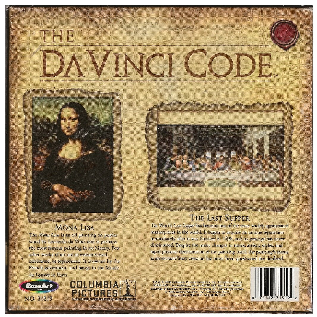 Leonardo Da Vinci Mona Lisa Code