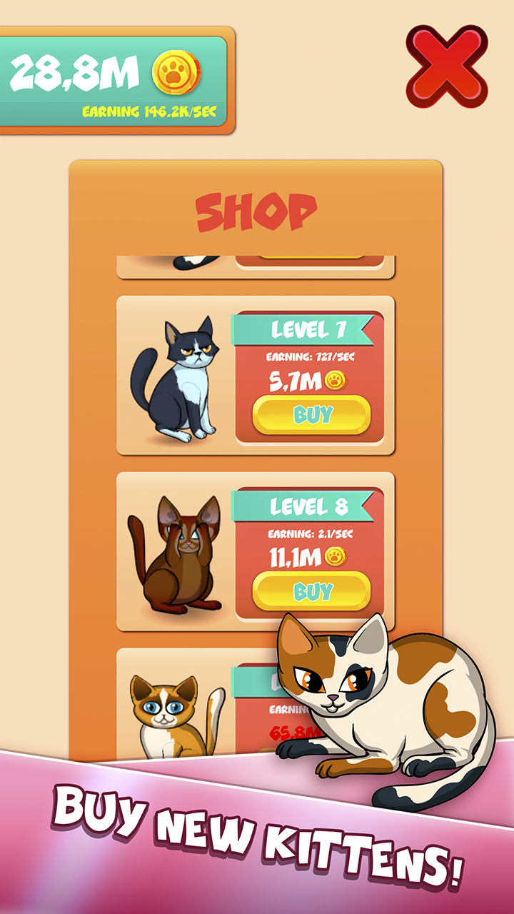 Kitten Evolution: Meow Clicker - App on Amazon Appstore