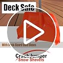 Amazon.com : Snow Shovel for Decks & Driveways – Deck Saver™ Crack ...