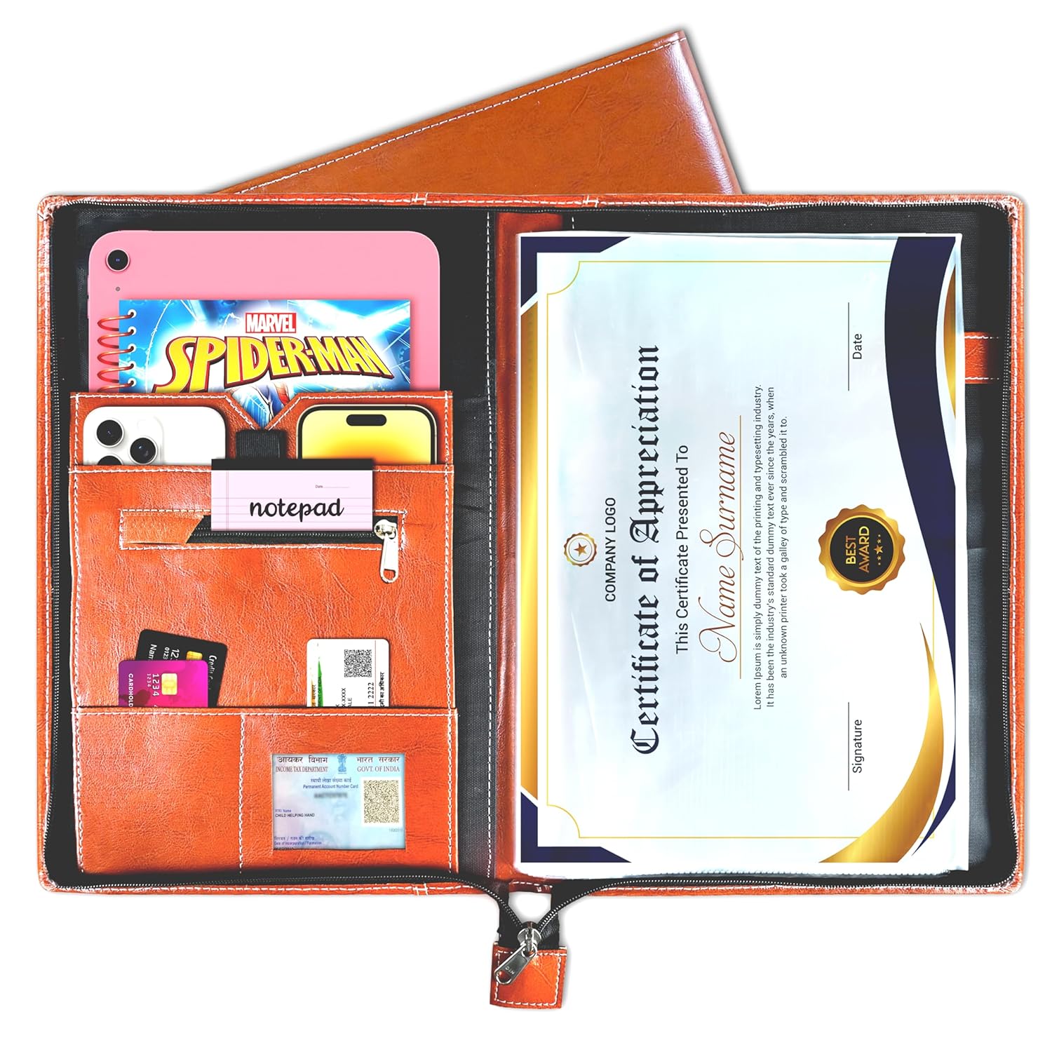 Twinster Certificate File Folder for Interview and Portfolio Organizer ...