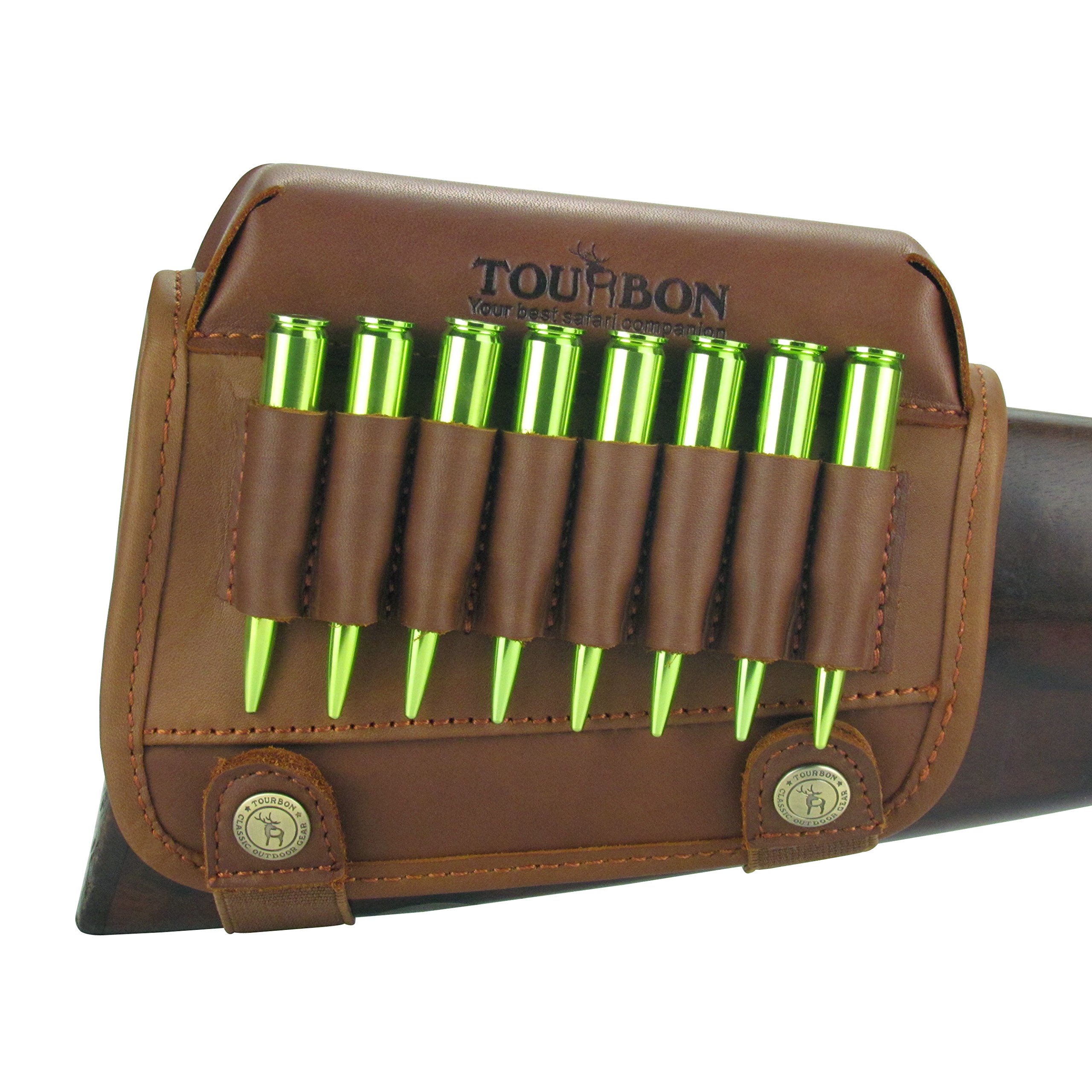 Buy TOURBON Hunting Shooting Buttstock Ammo Cartridge Holder Rifle ...