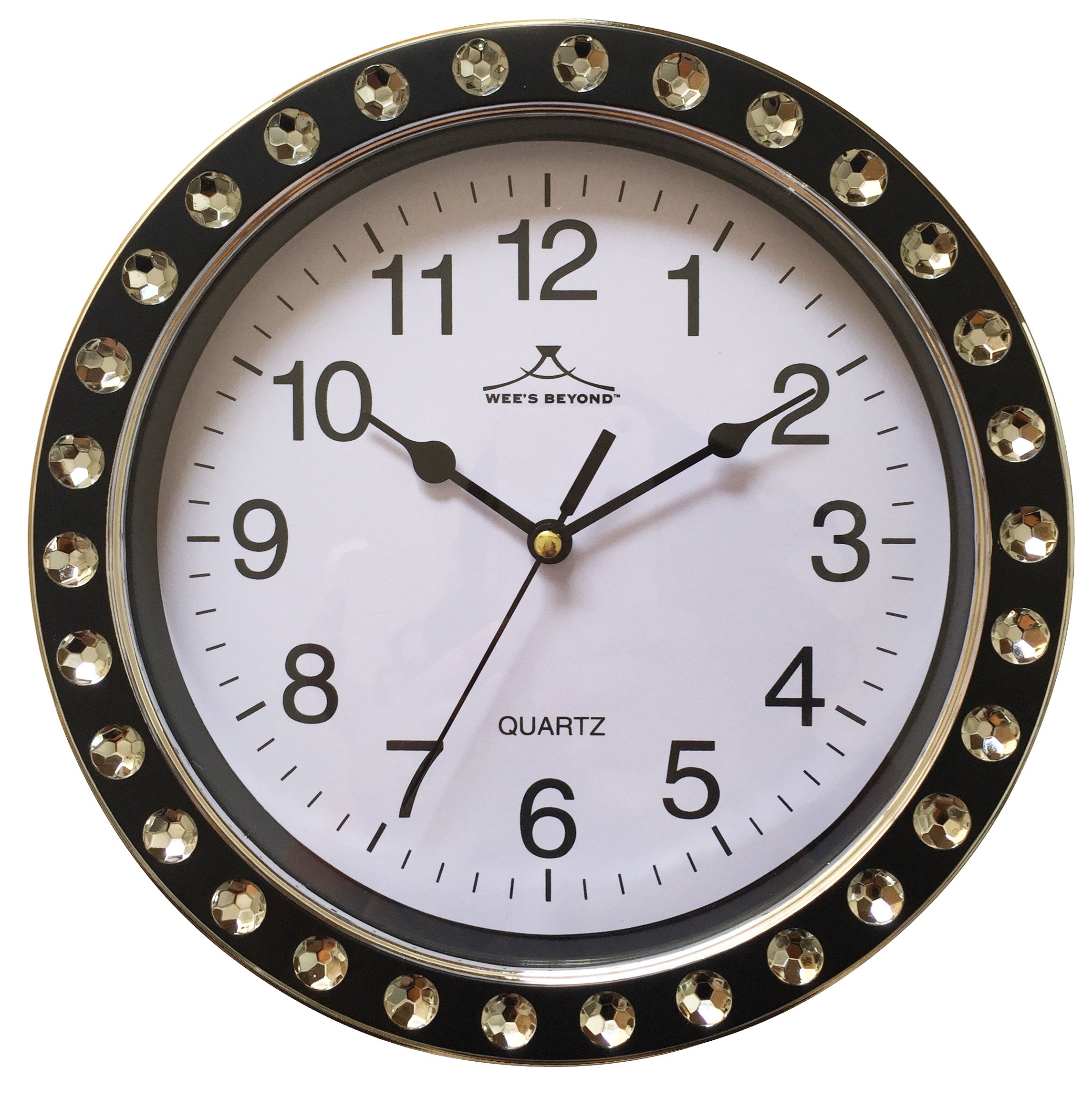 Amazon.com: Sterling and Noble 11-inch Neon Wall Clock, Neon Pink: Home ...