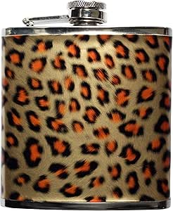 Amazon.com | Island Dogs Flask, Leopard: Alcohol And Spirits Flasks: Flasks