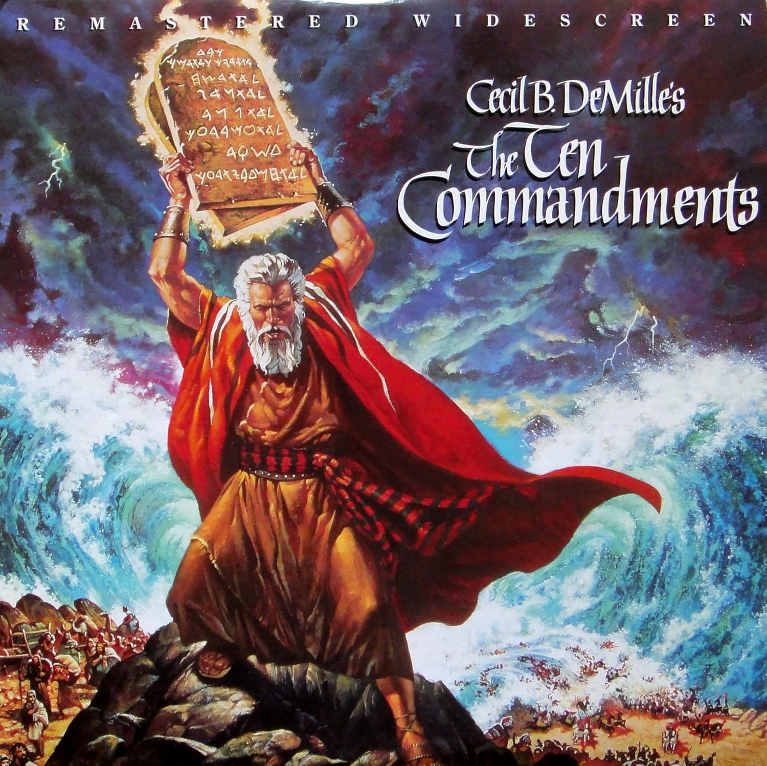Amazon.com: The Ten Commandments Remastered on Laserdisc Widescreen ...