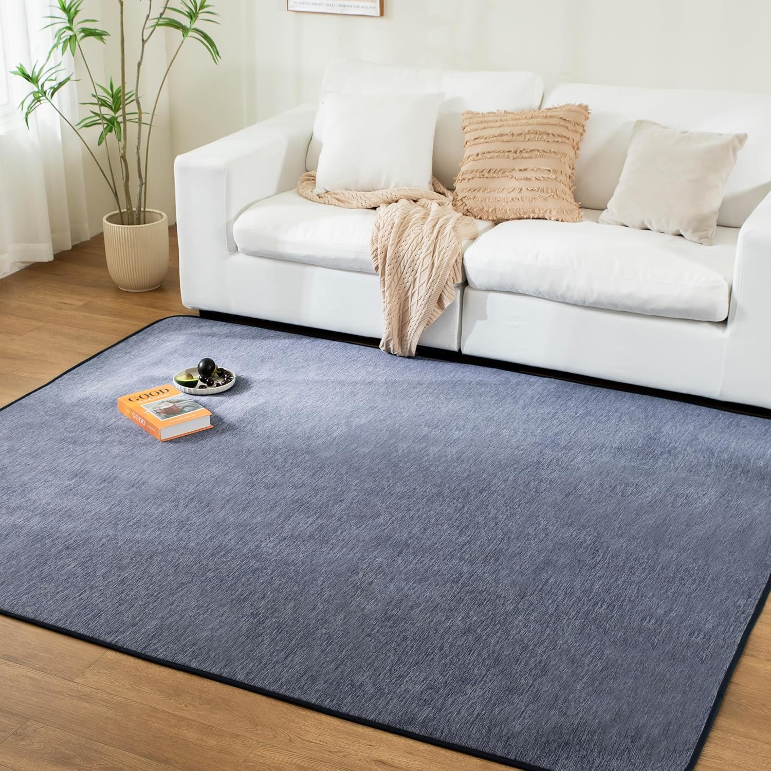 Amazon | Keusnix カーペット ラグ 夏用 ラグマット 冷感 地毯 洗える ひんやり 接触冷感 Q-MAX0.45 ラグ 滑り止め らぐ 抗菌 防臭 防ダニ 通気性 速乾性 約 ...