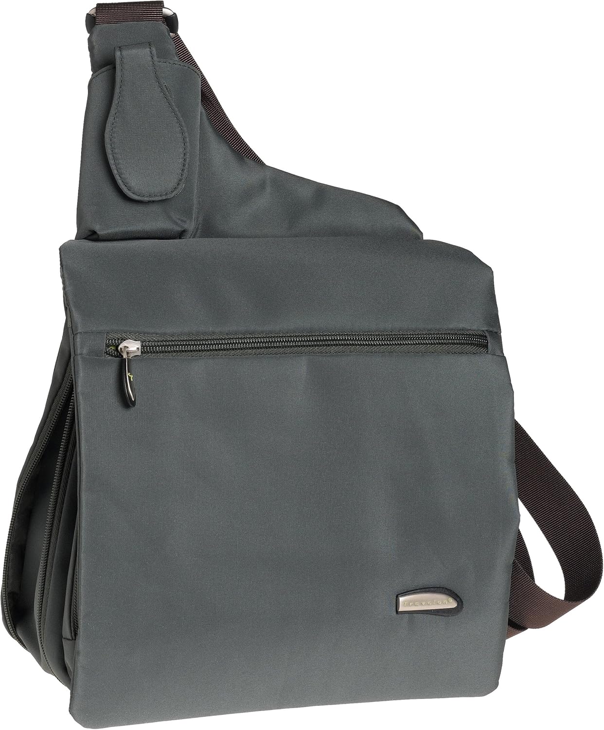 Amazon.com | Travelon Large Messenger-Style Shoulder Bag, Green, One ...