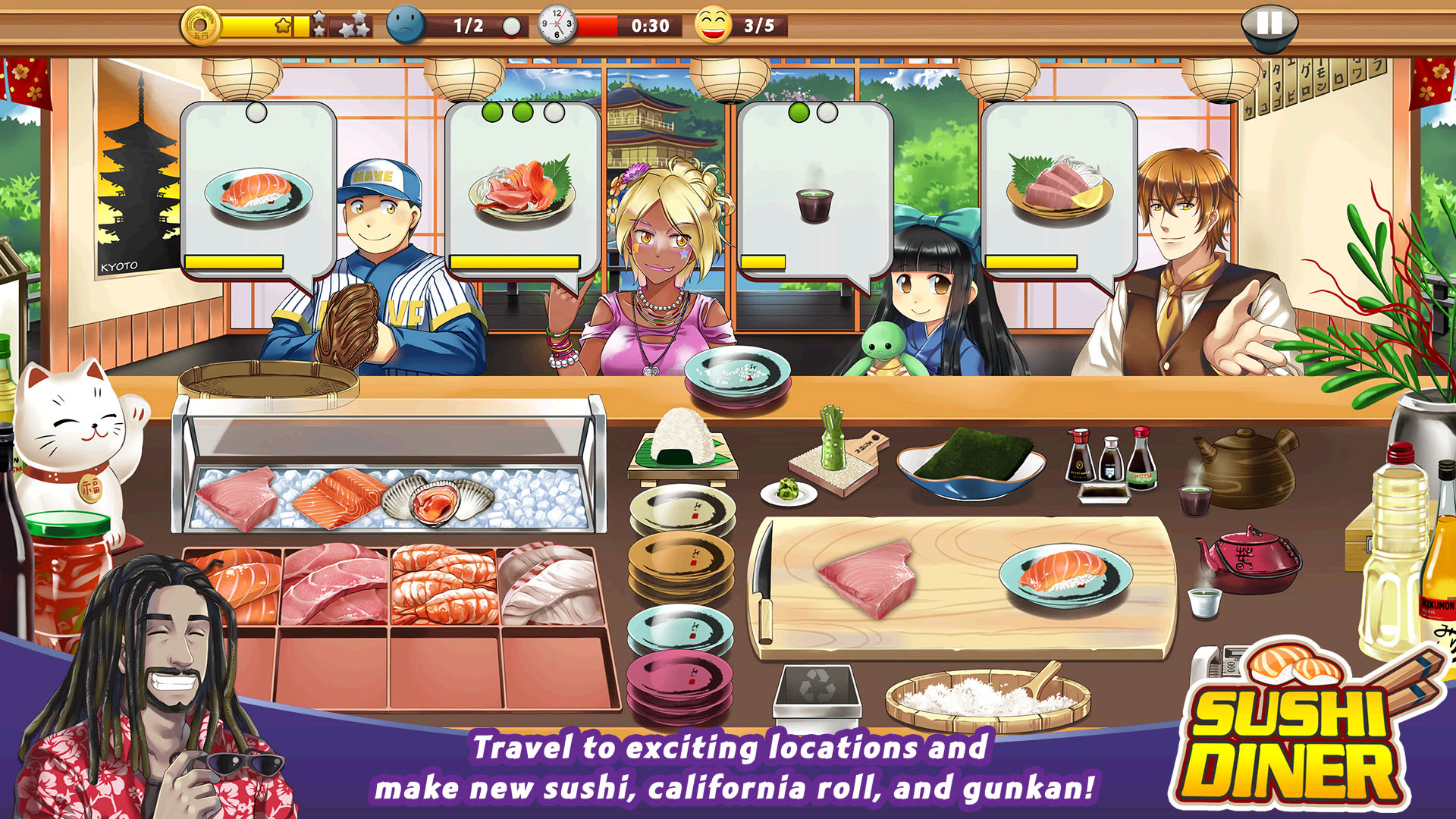 Sushi Diner - Fun Japanese Sushi Restaurant Kitchen Cooking Game - App ...