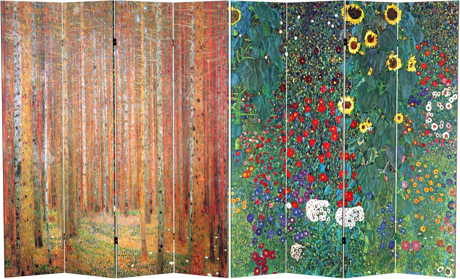 Amazon.com: Red Lantern 6 ft. Tall Double Sided Works of Klimt ...