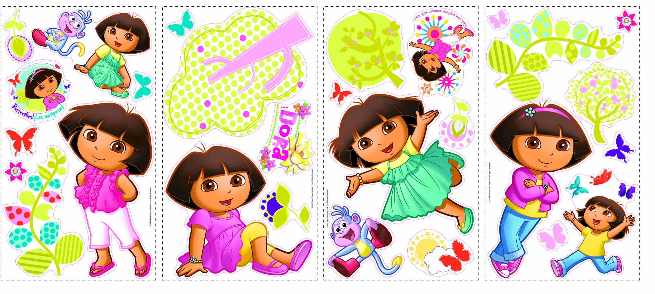 Printable Dora The Explorer Stickers Dora The Explorer Coloring Pages