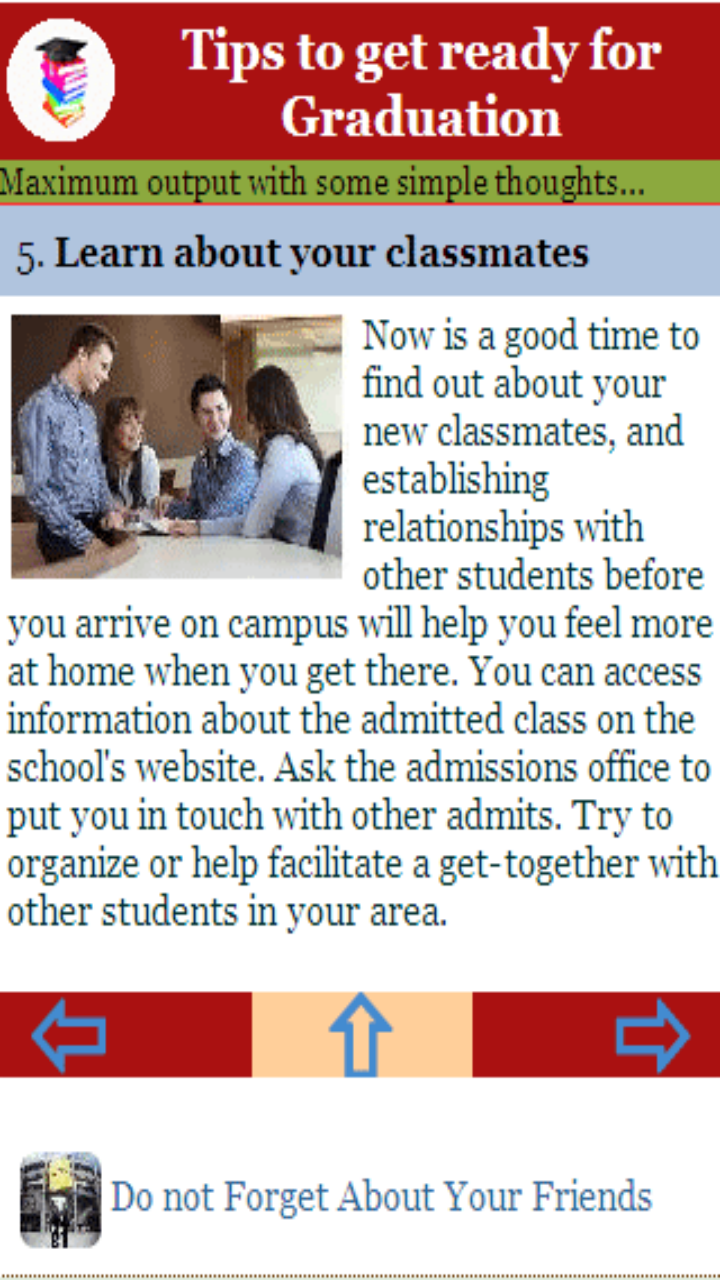 Tips to get ready for Graduation - App on Amazon Appstore