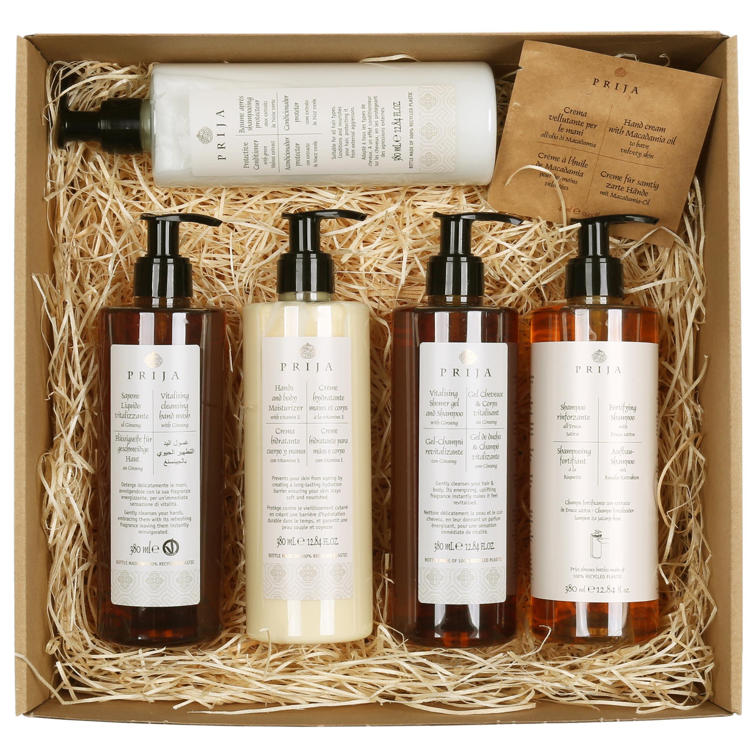 Prija gift set: Soap, moisturising cream, shampoo/shower gel, shampoo ...