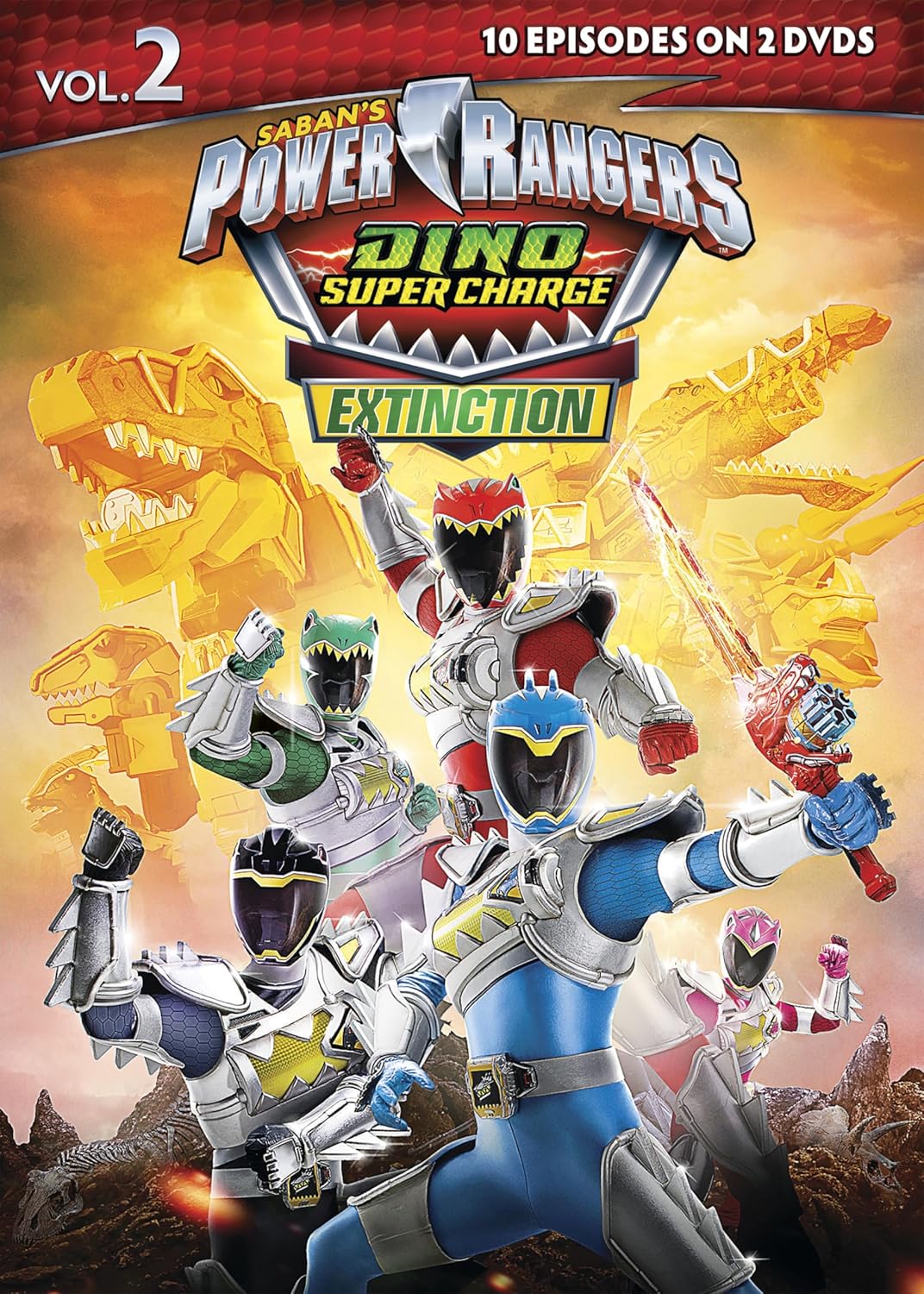 Amazon.com: Power Rangers Dino Super Charge: Volume 2 - Extinction ...