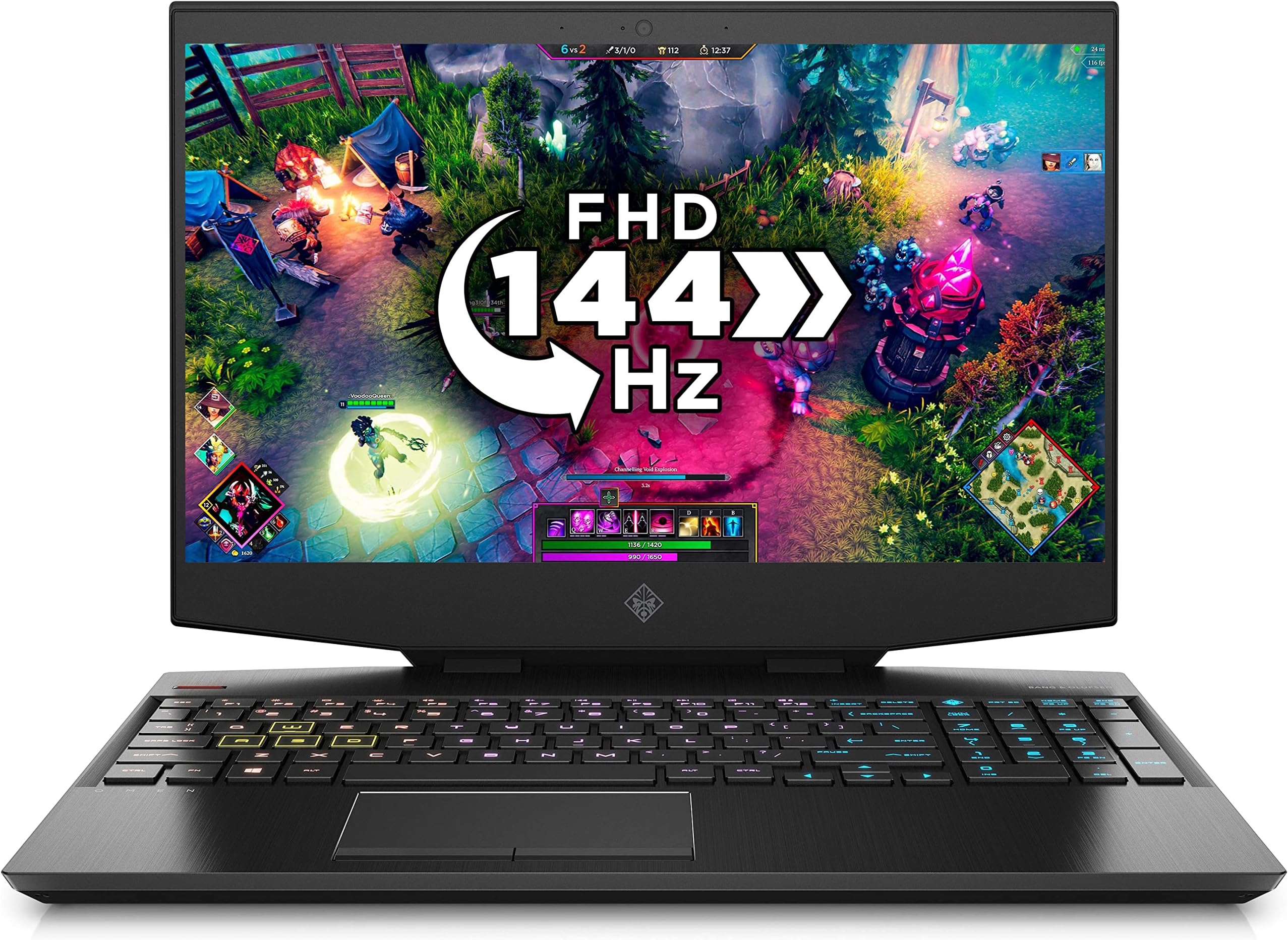 HP OMEN Gaming Laptop 15-dh1005sa, 15.6" FHD 1920 x 1080 pixels, Intel ...