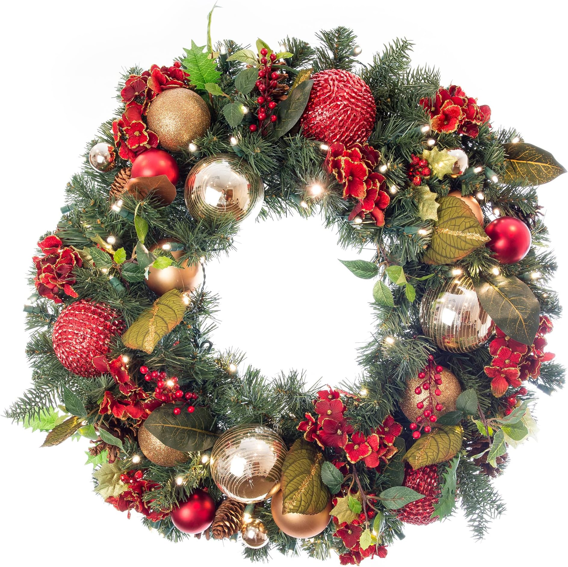 Amazon.com: Balsam Hill | Artificial Christmas Wreath for Front Door ...