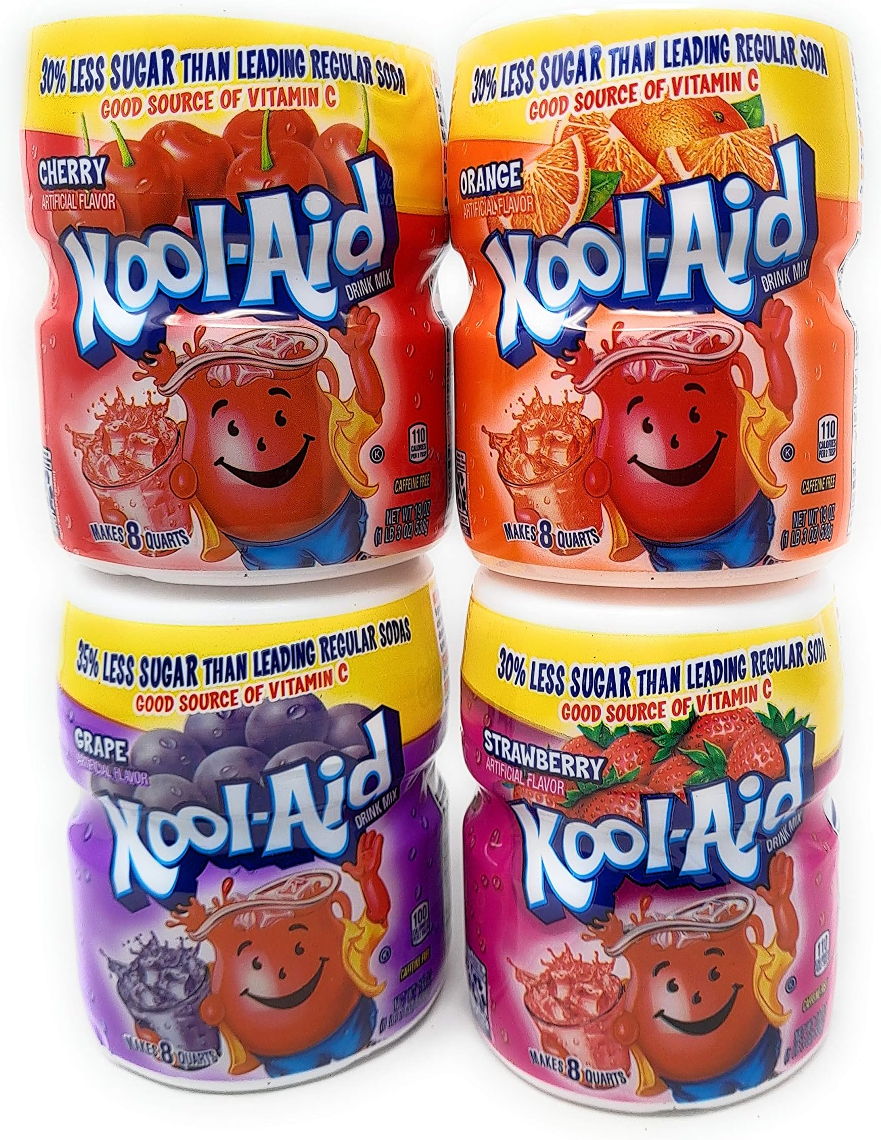 Amazon.com : Kool-Aid Caffeine Free Grape Sweetened Powdered Drink Mix ...