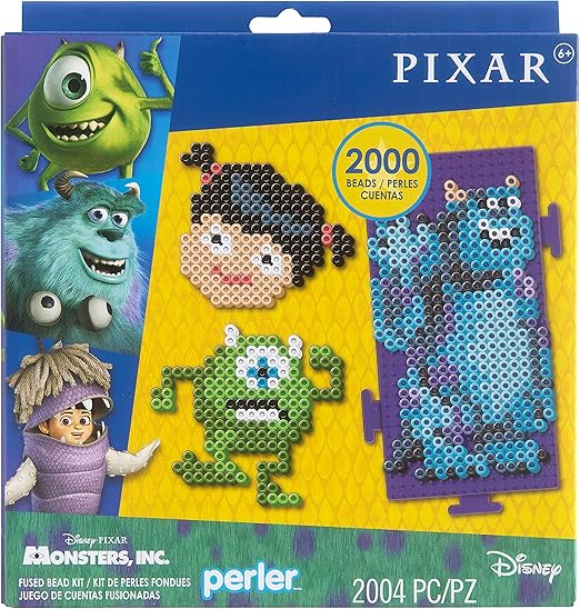 Amazon.com: Perler Disney Pixar Monsters Inc Fuse Bead Activity Kit ...