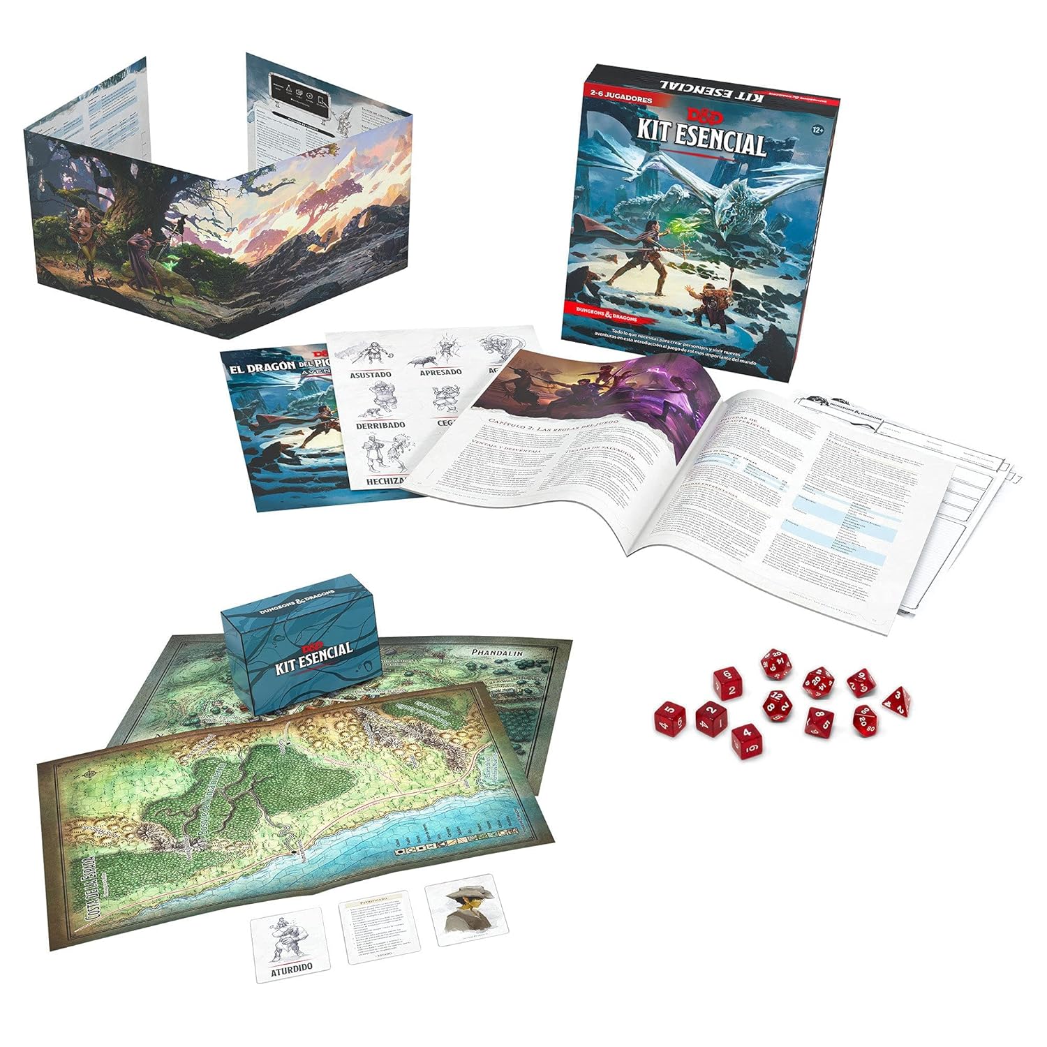 Amazon.com: Kit esencial de Dungeons & Dragons (caja de D&D) (Spanish ...