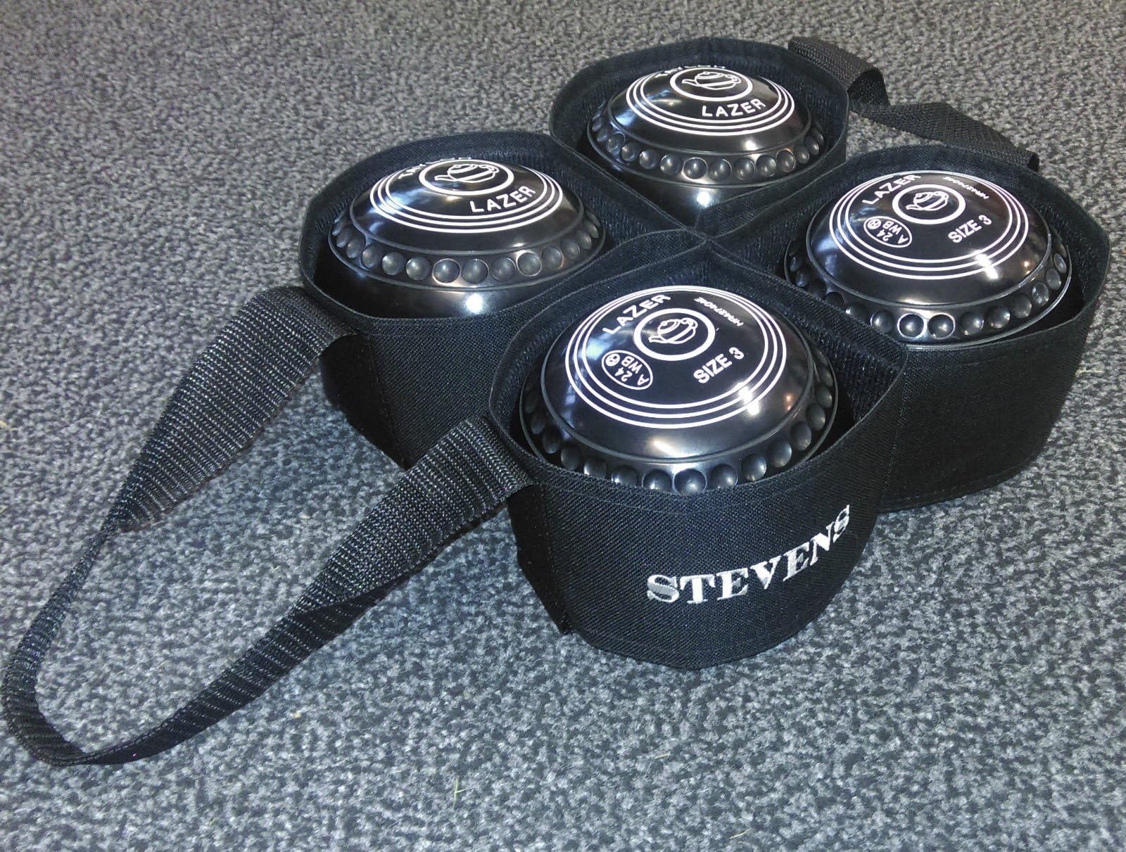 OSG Bowling Green Bowls Carrier Boule Carry Harness Holds 4 Bowl UK ...