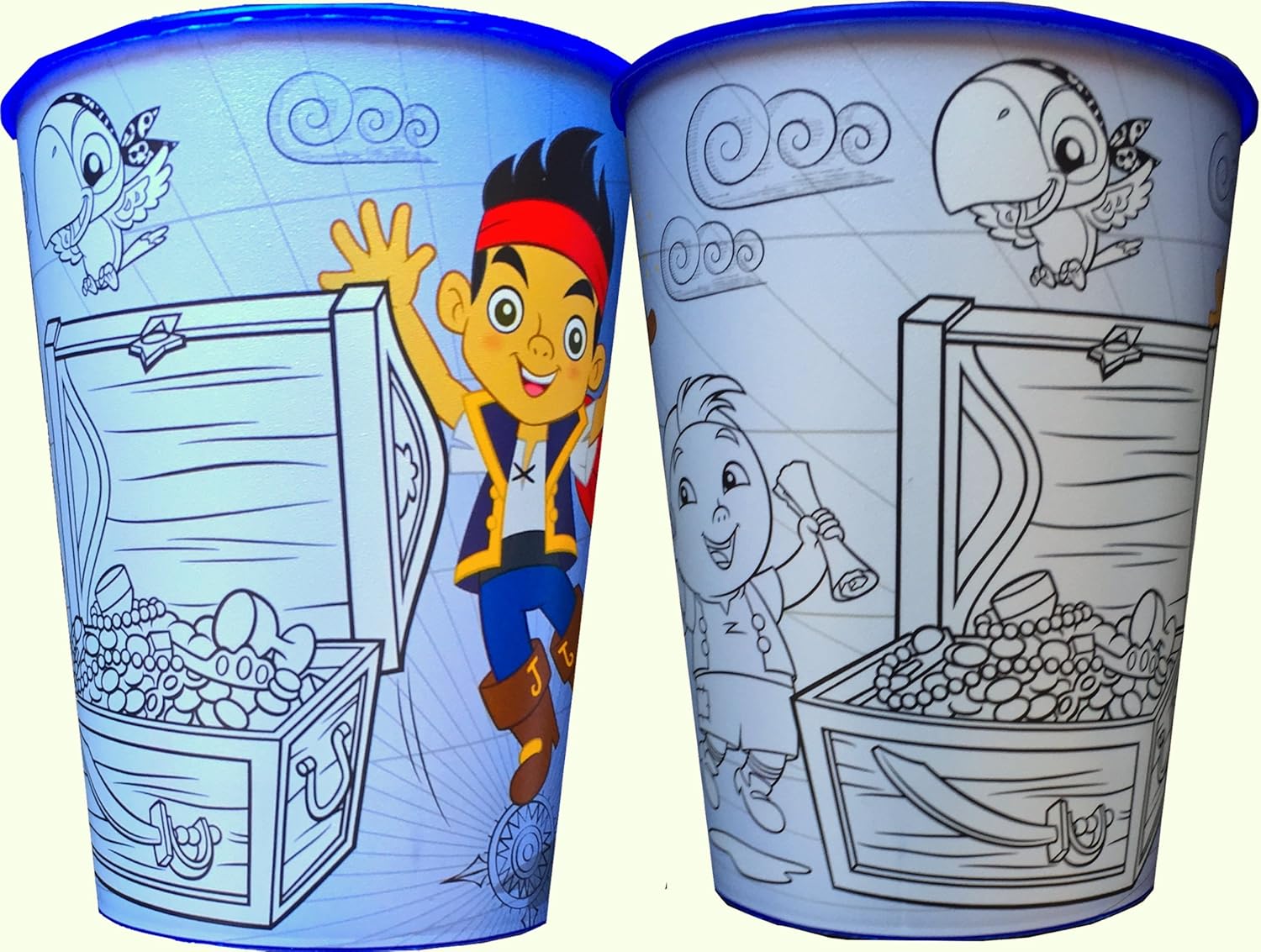 Amazon.com: Jake and the Neverland Pirates Reusable Souvenir Party Cups ...