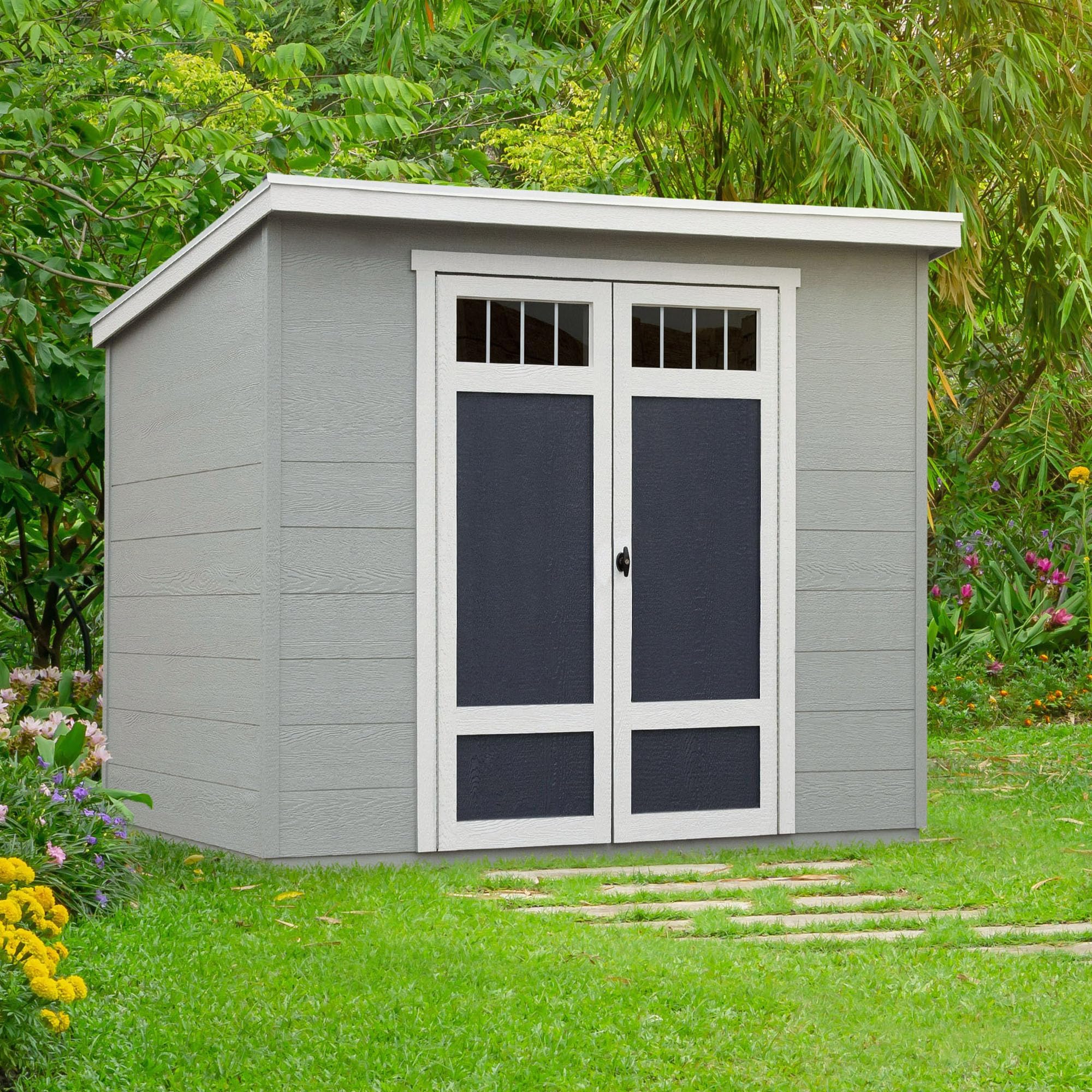 Amazon.com : Handy Home Products Garden Shed 6x8 Do-it-Yourself Wooden ...
