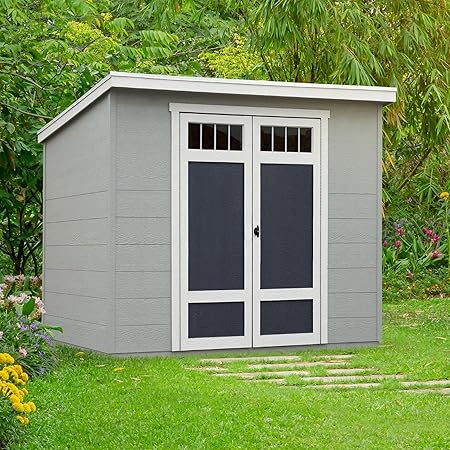 Amazon.com : Handy Home Products Garden Shed 6x8 Do-it-Yourself Wooden ...