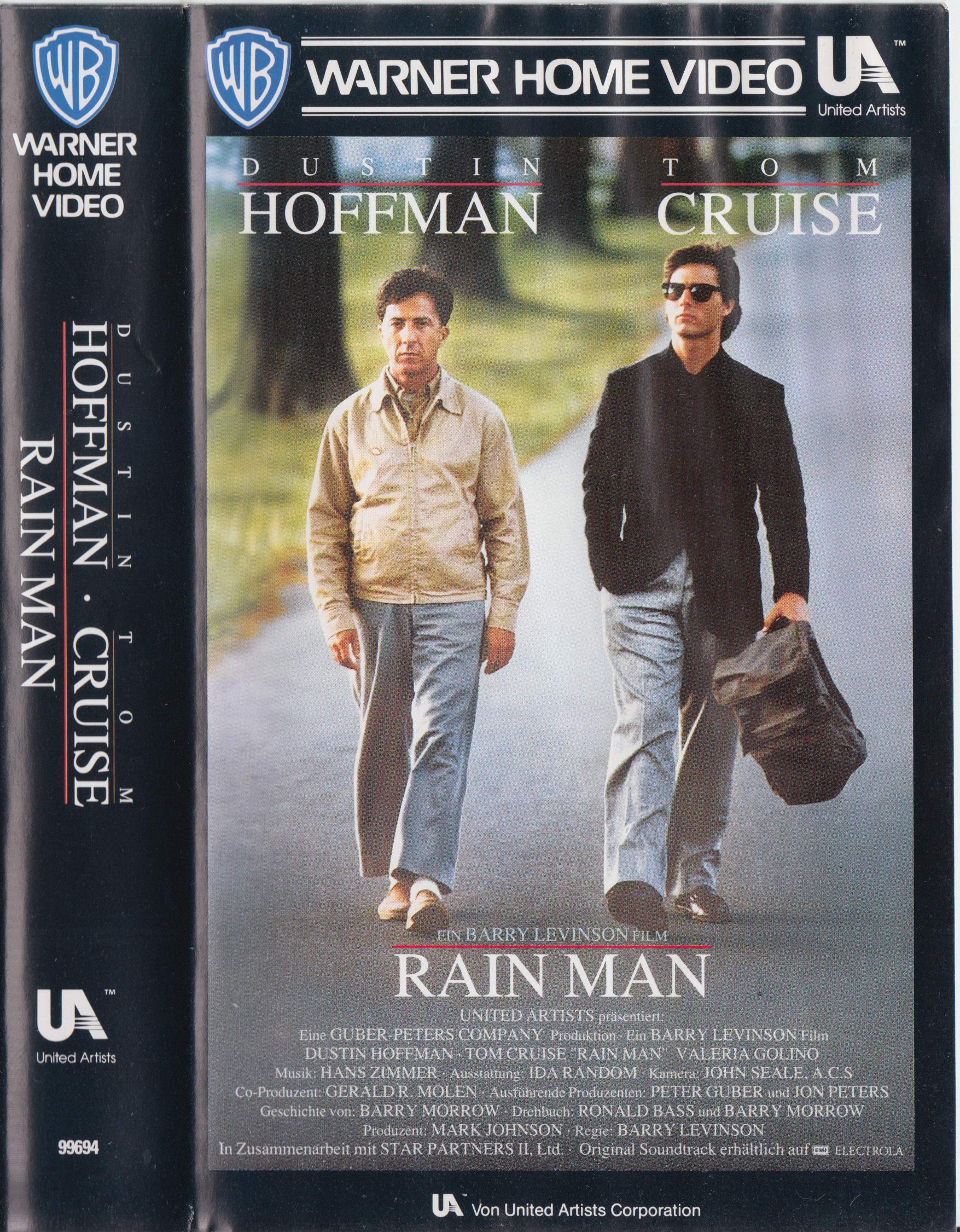 Rain Man: Amazon.co.uk: Hoffman, Dustin, Cruise, Tom, Golino, Valeria ...