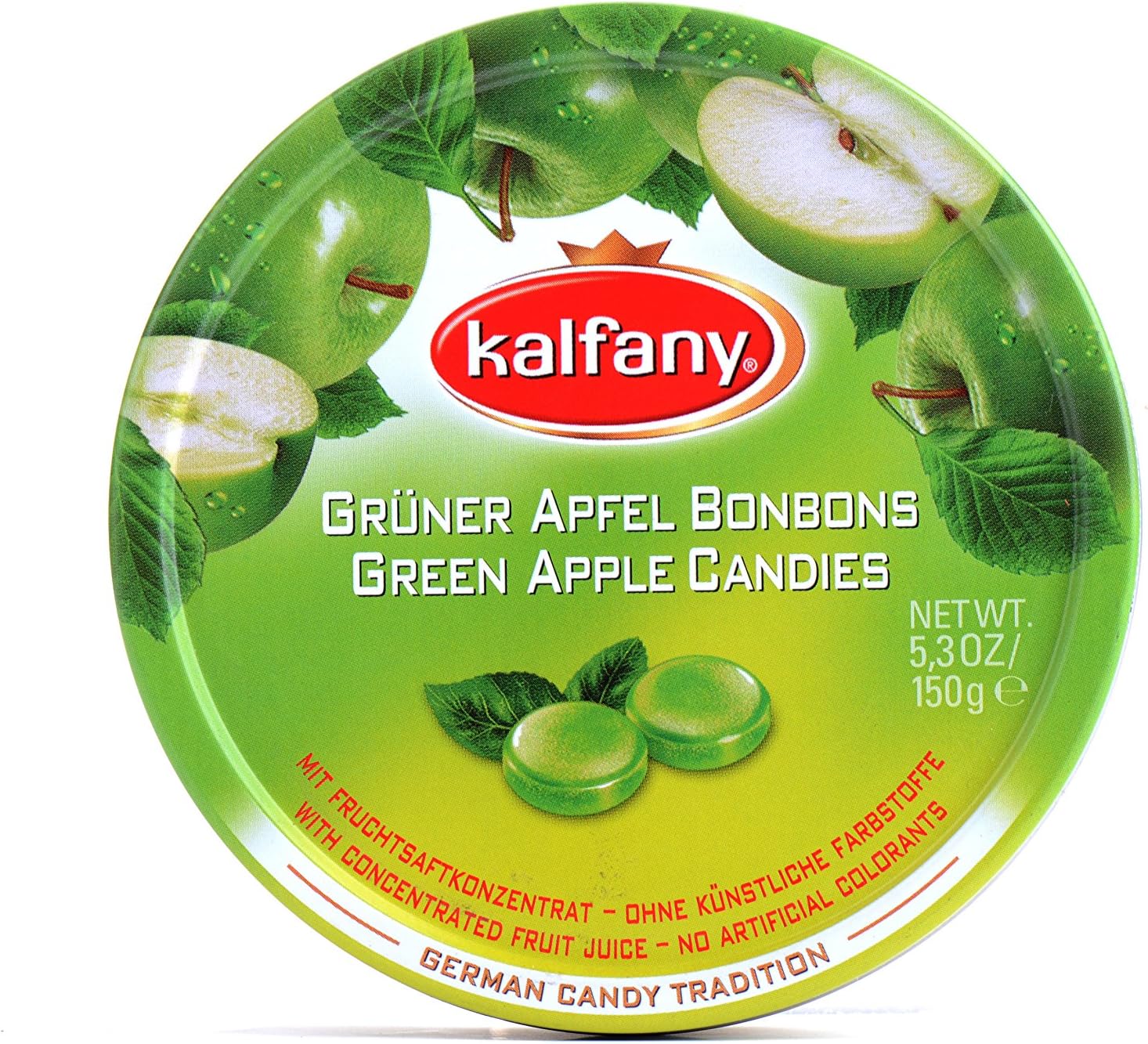 Amazon.com : Kalfany Green Apple Candies (150g/5.3 Oz) : Hard Candy ...