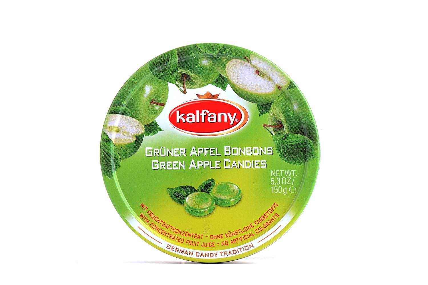 Amazon.com : Kalfany Green Apple Candies (150g/5.3 Oz) : Hard Candy ...