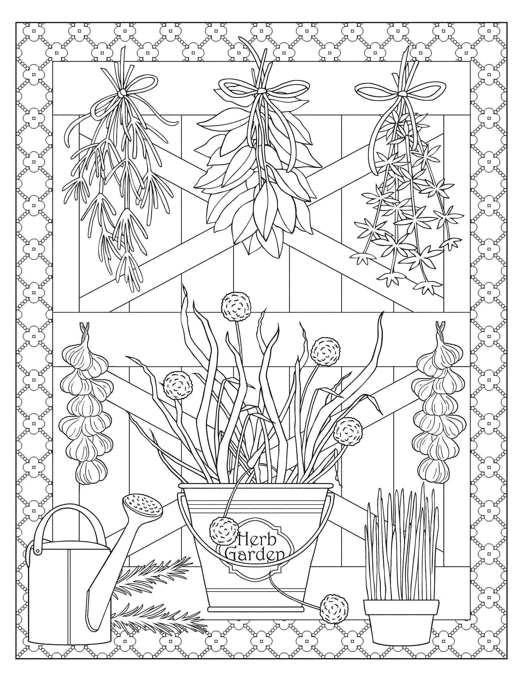 Farmers Market Coloring Pages