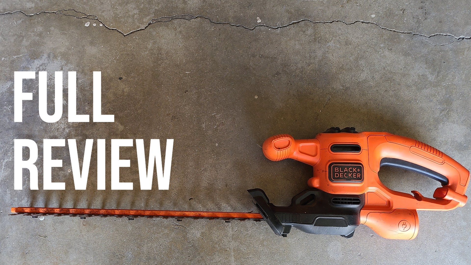 Watch BLACK DECKER Electric Hedge Trimmer, 16-Inch - FULL REVIEW on ...