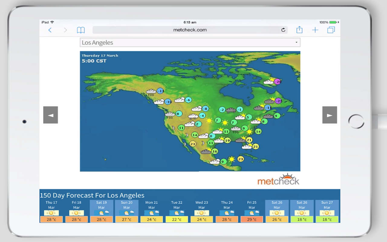 Metcheck 150 Day World Weather - App on the Amazon Appstore