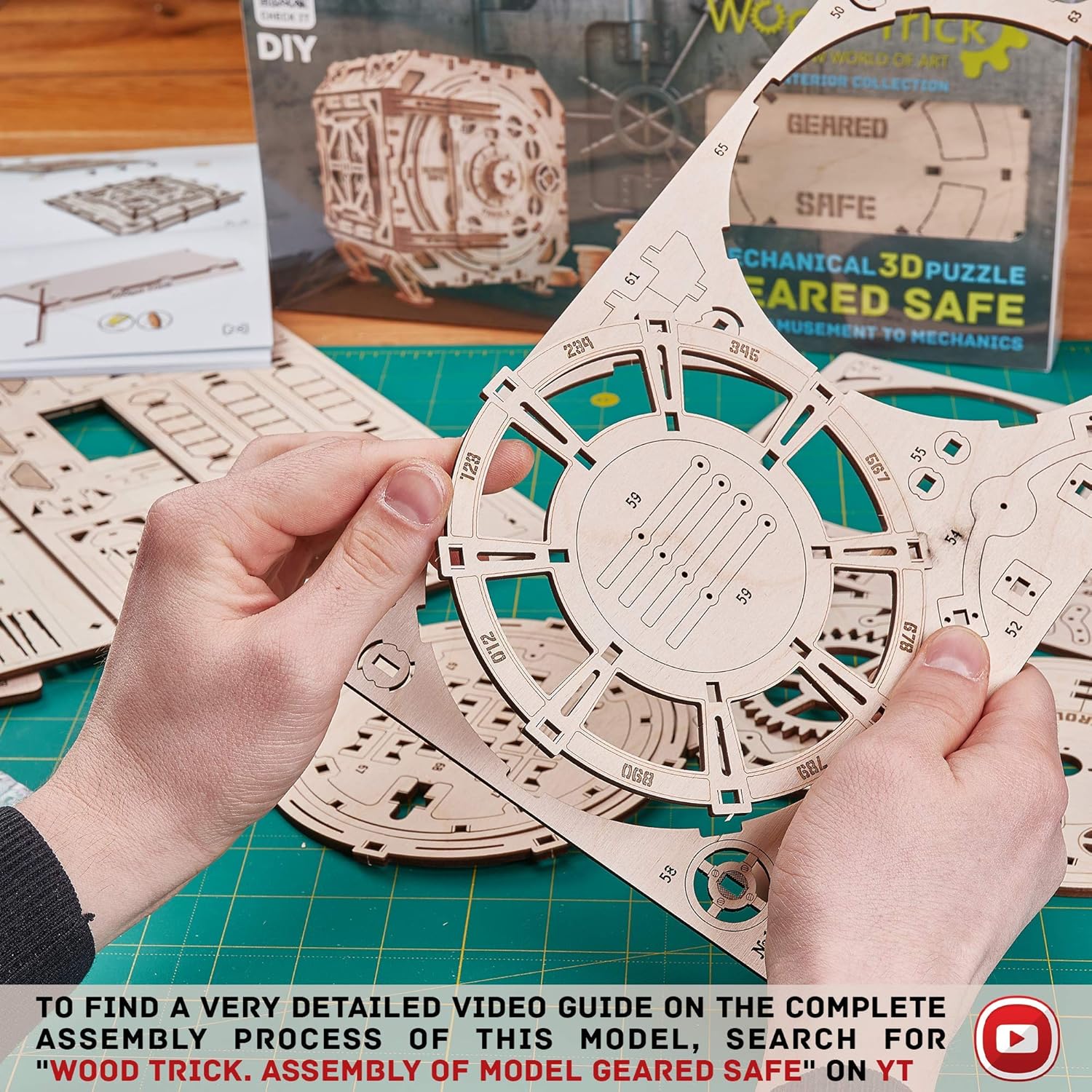 Wood Trick Safe Wooden Model Kit for Adults and Kids to Build – DIY ...