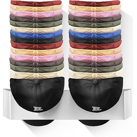 Amazon.com: Fikoksol Hat Rack for Wall and Door, [2-Pack] Metal Hat ...