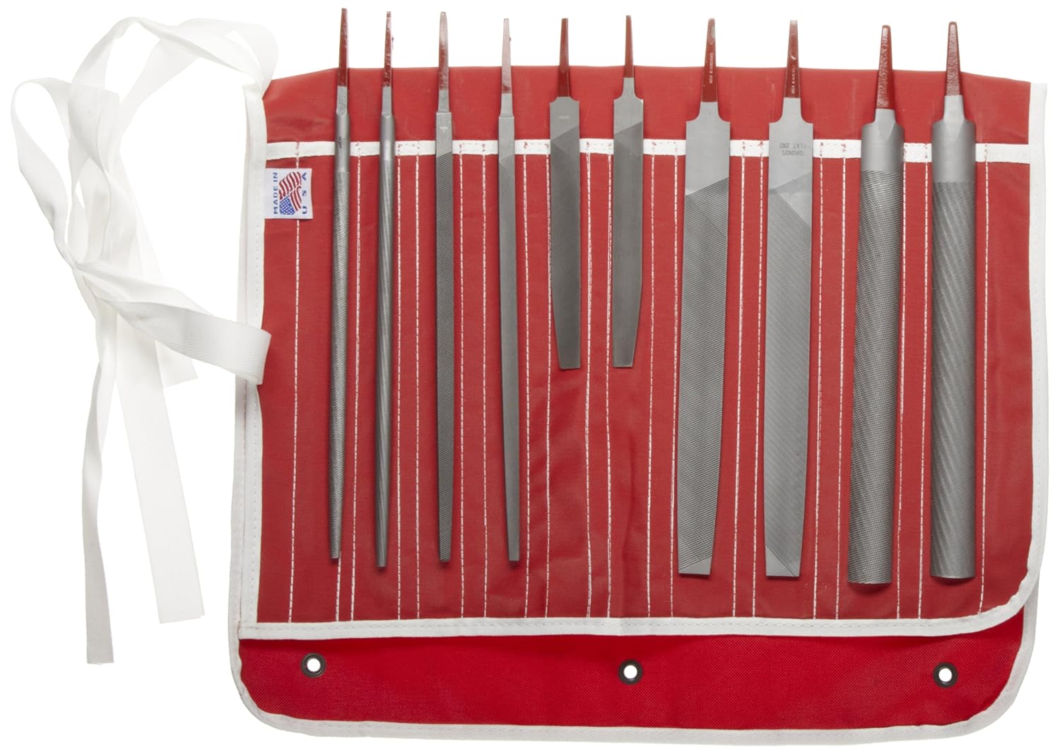 Simonds 10 Piece All Purpose Hand File Set, American Pattern, Double ...