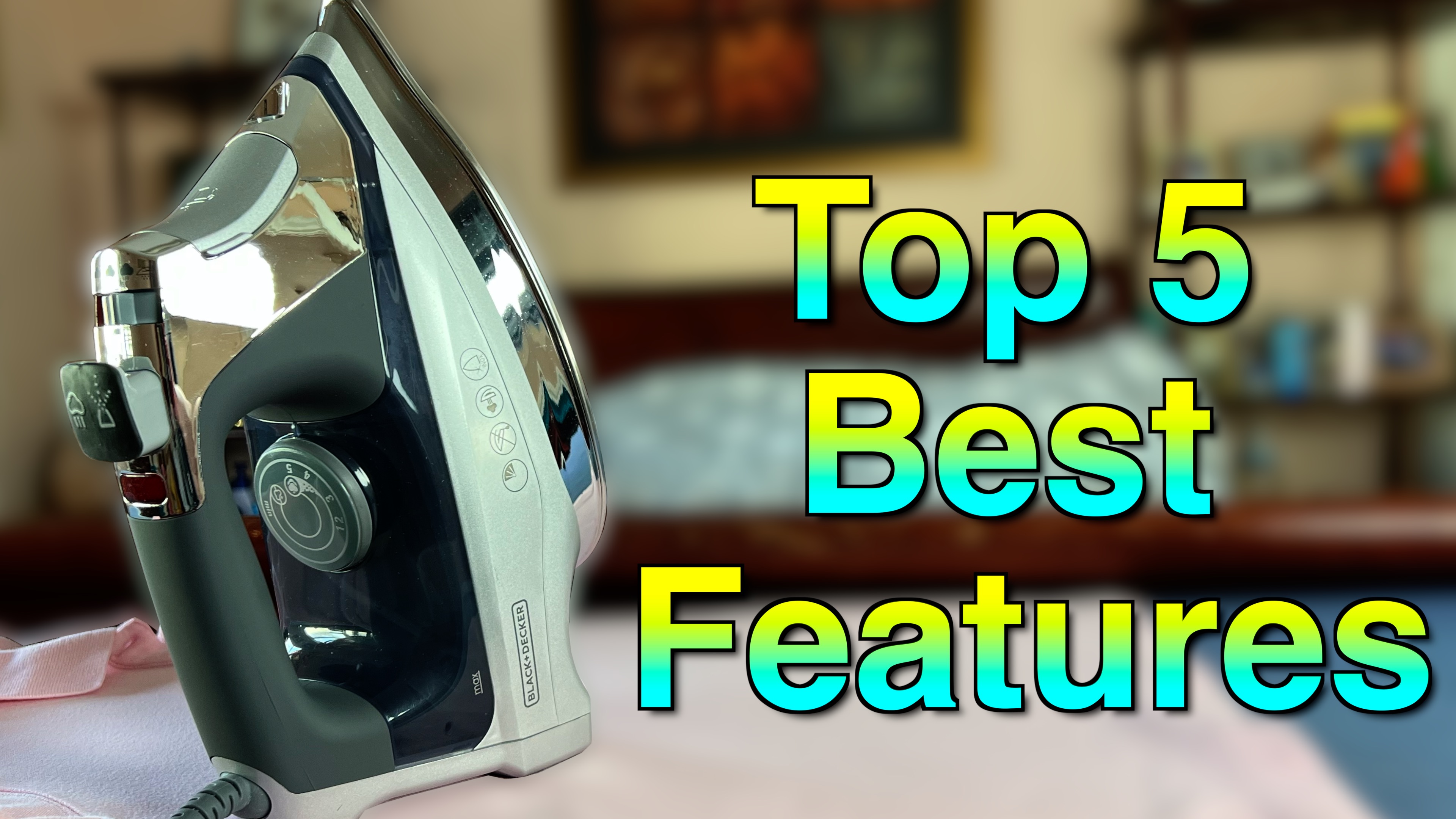 Watch BLACK DECKER D3030 Professional Steam Iron TOP 5 FEATURES on ...