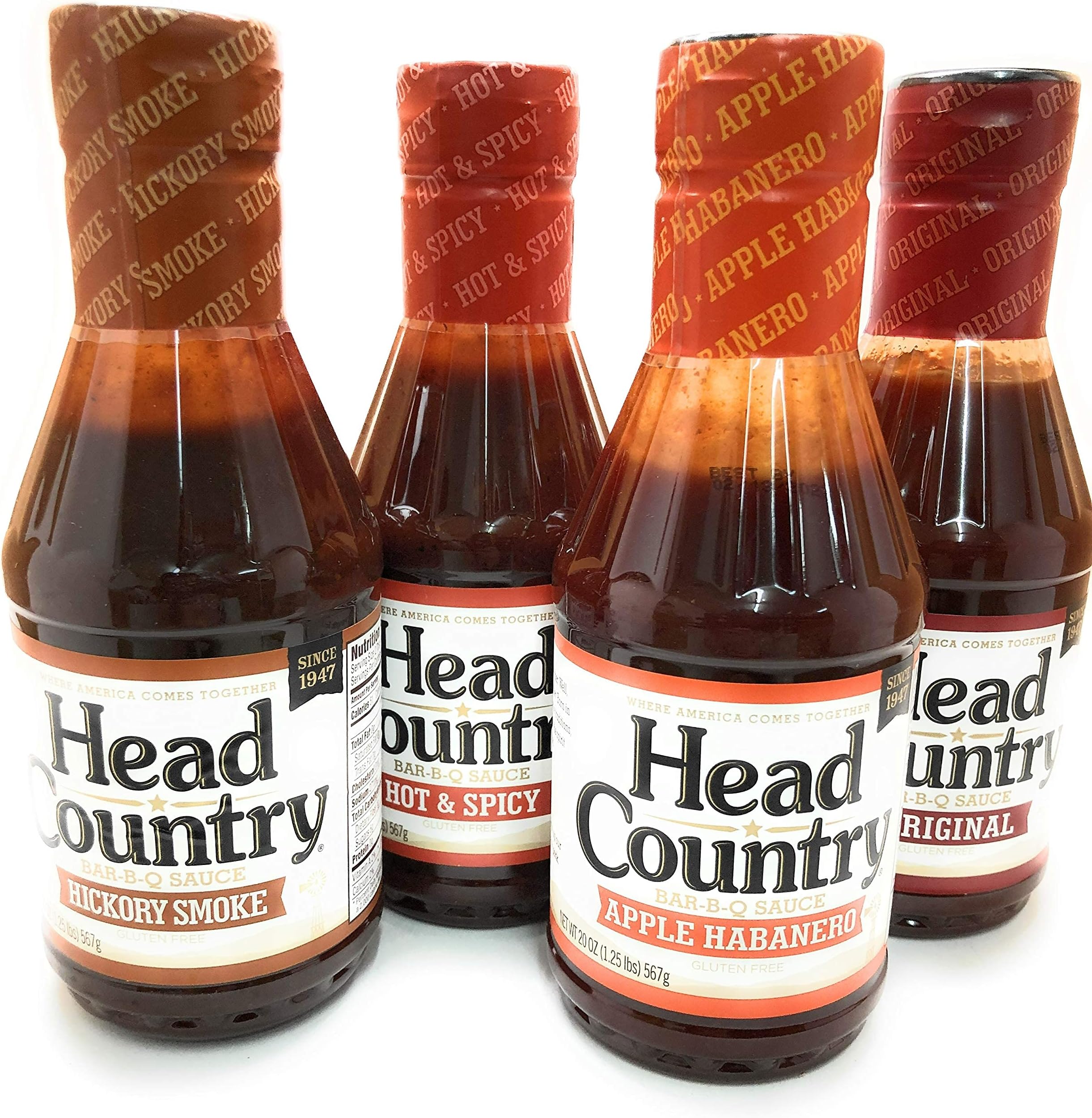 Amazon.com : Head Country Barbecue BBQ Sauce ORIGINAL 3 Bottles 20oz ...