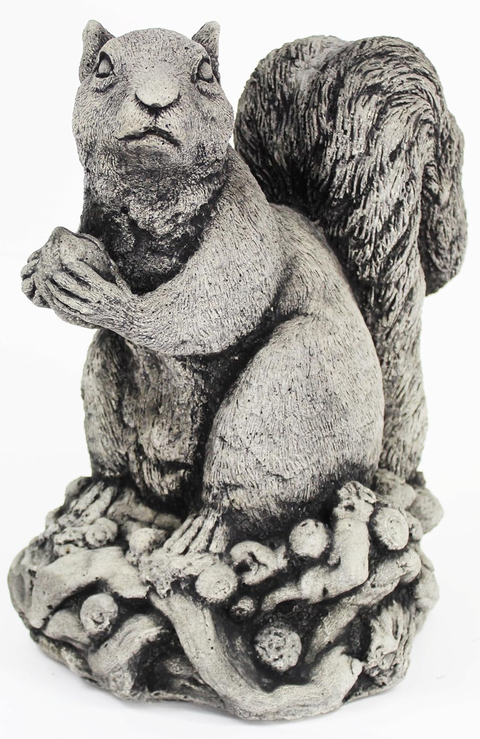 Amazon.com : Big Squirrel with Nut Statue Home and Garden Statues ...