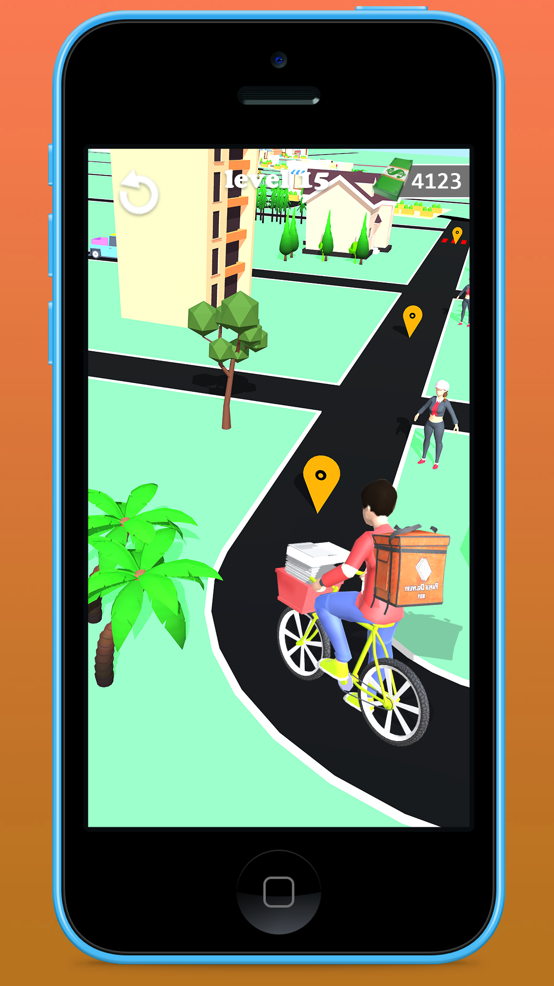 Newspaper Delivery Boy Bike Game: Paper Delivery Boy Bike Driving Game ...