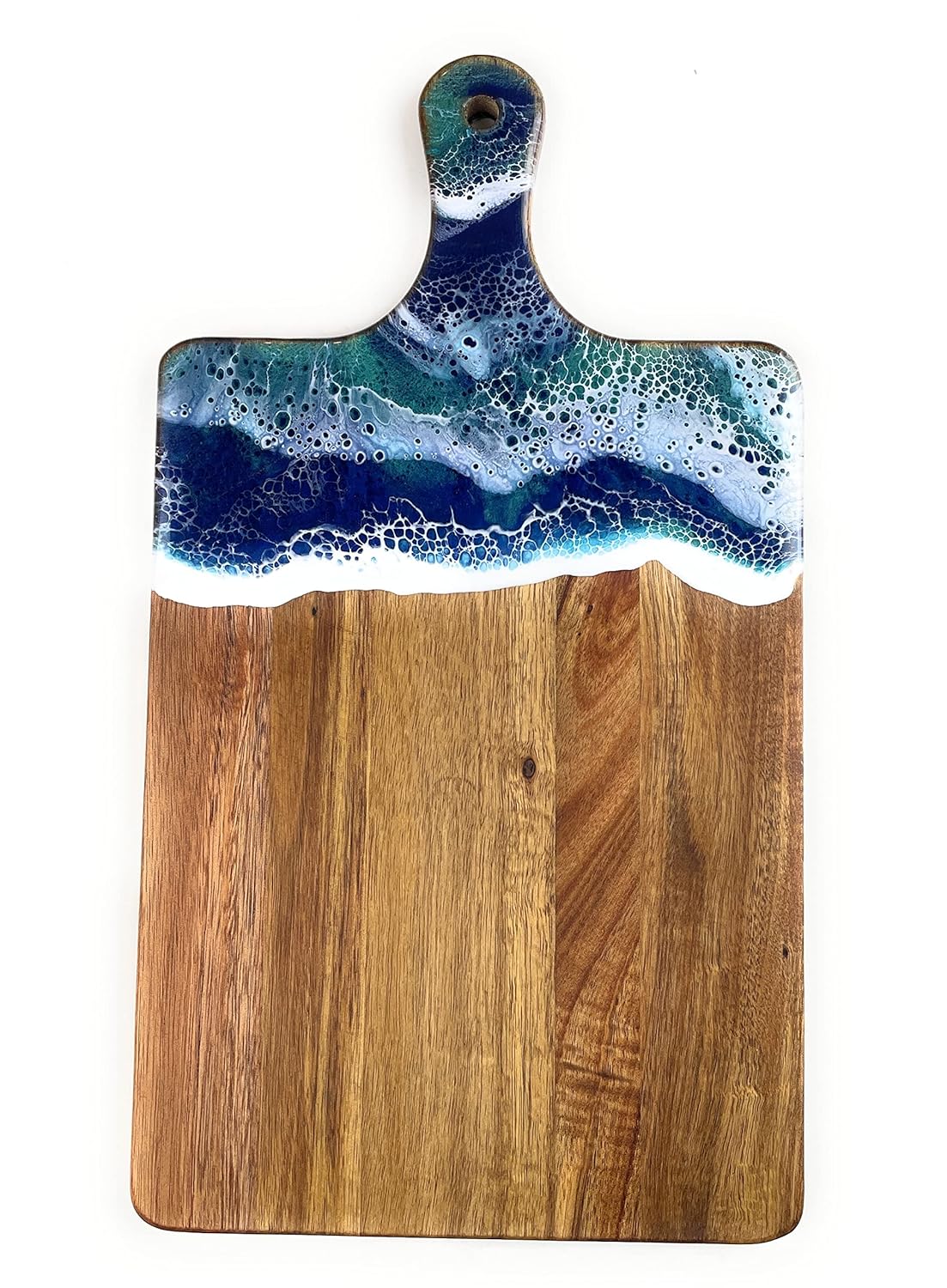 Amazon.com: Charcuterie Board Ocean Artwork, Rectangular Ocean Waves ...